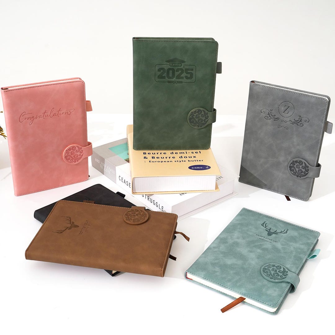 Personalized Notebook, A5 Leather Custom Journal Notebook With Logo ...