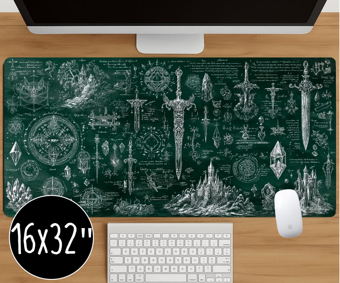 Arcane Armory Desk Mat | Fantasy RPG Battle Map Mousepad - Etsy