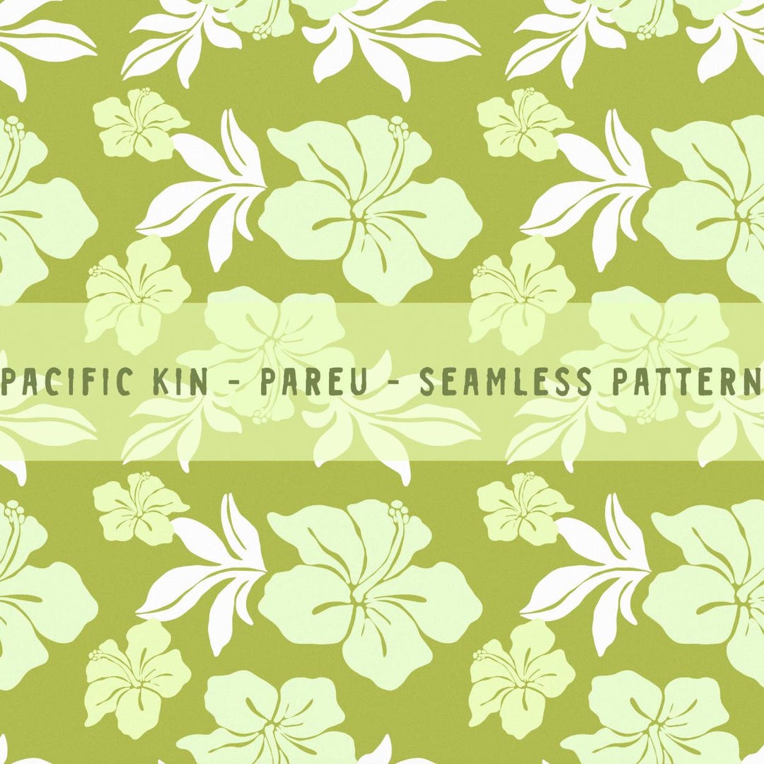 Pareu - Greens *digital* Seamless Pattern - Etsy