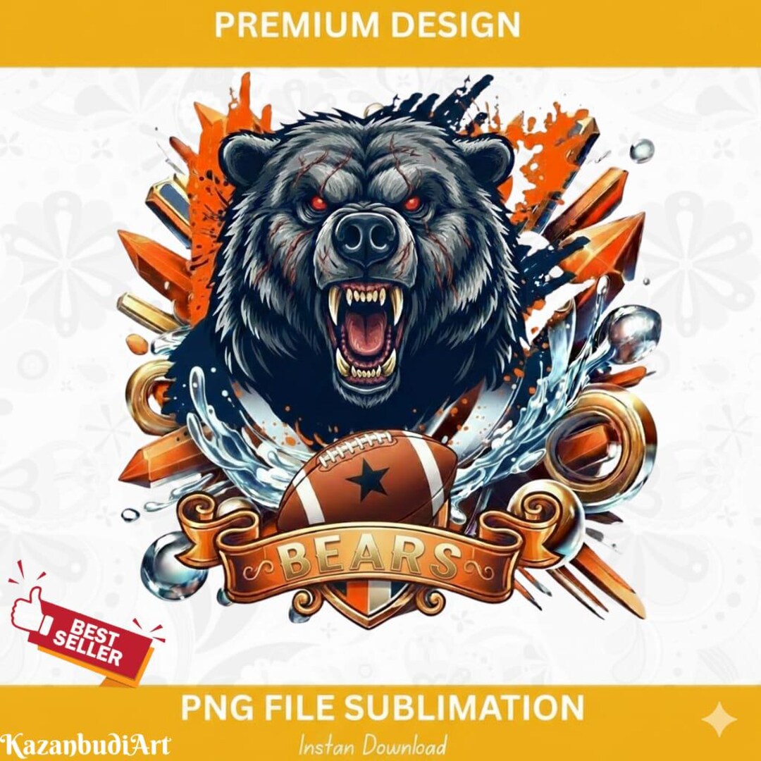 Bears PNG Sublimation Clipart Use for T-shirt, Stickers, Mug, Frame ...