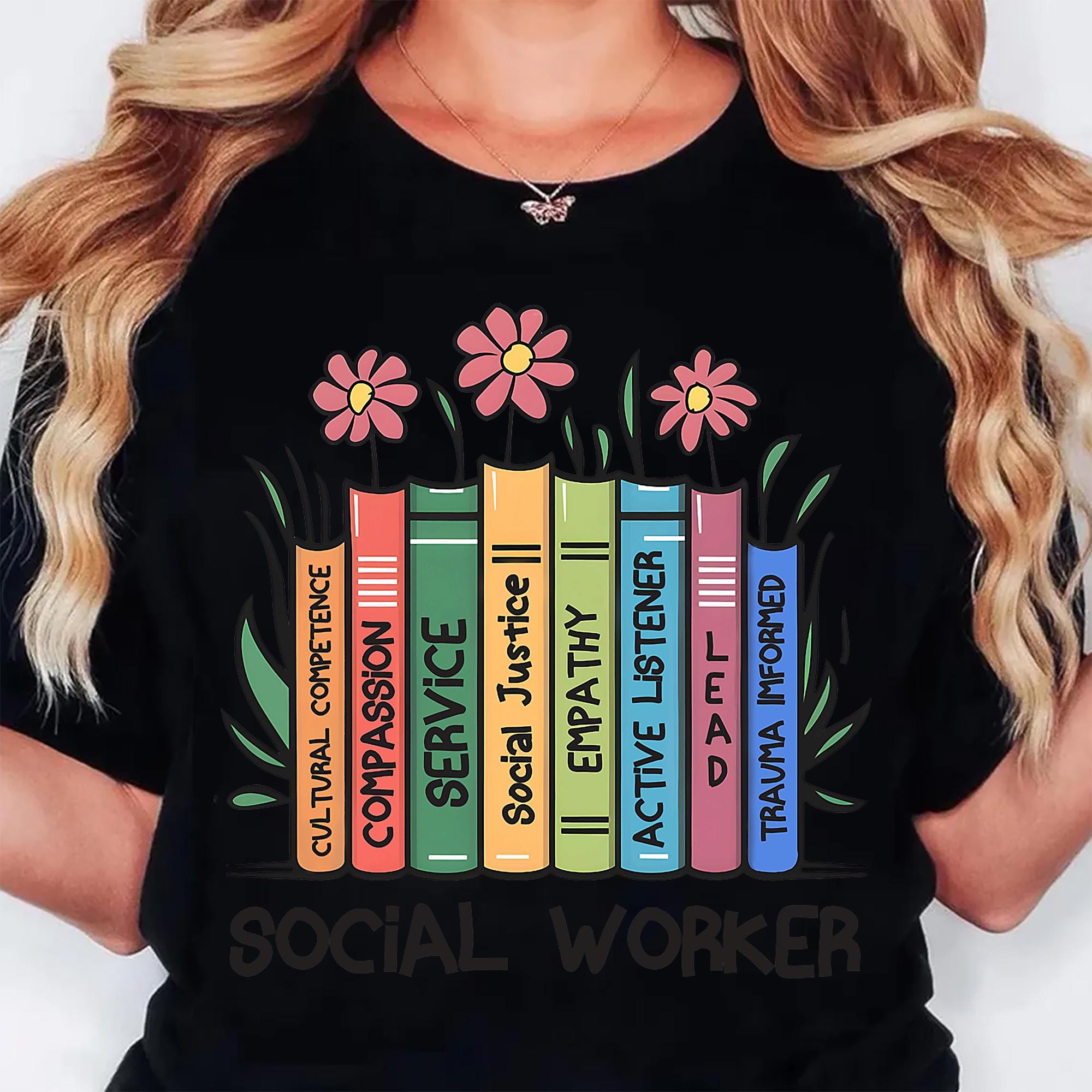 Social Worker Png Bundle, School Social Worker Flower Aesthetic PNG ...