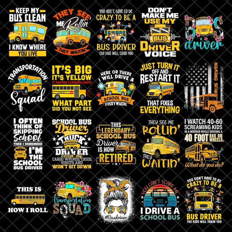 Bus Driver Svg' - Etsy