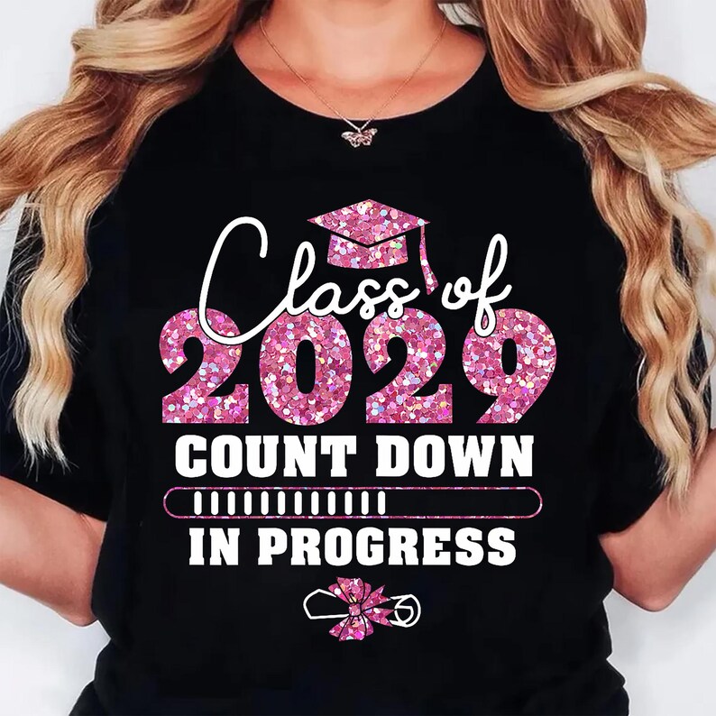 Class of 2029 Countdown Digital File PNG Bundle, Graduation Png, Senior ...