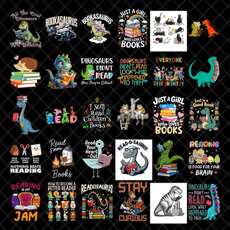 Library Bag Svg - Etsy