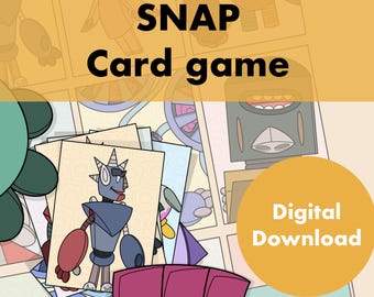 Printable Card Games – Kids' Snap & Memory Game (digital Download) - Etsy