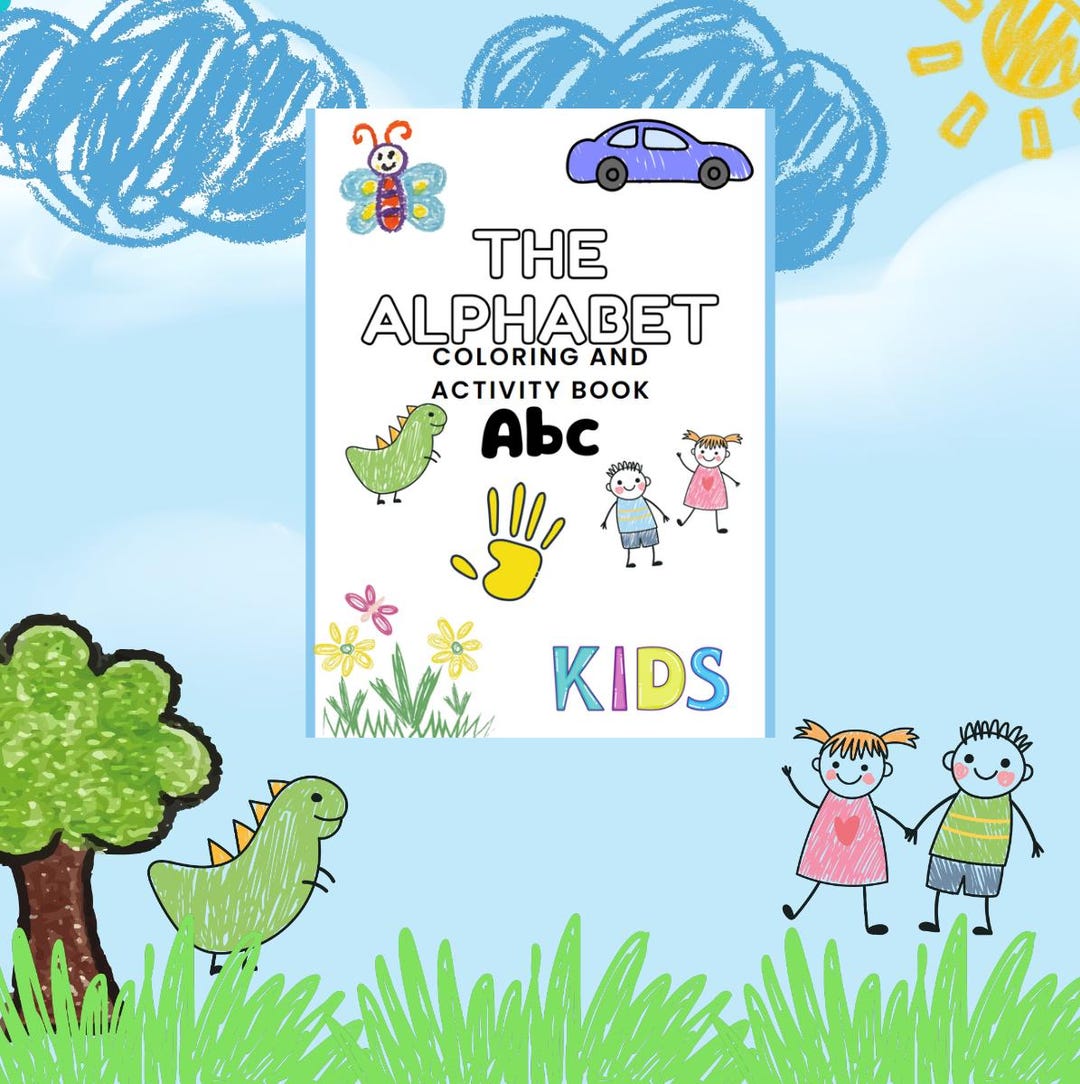 Alphabet Fun: Coloring & Activity Book - Etsy