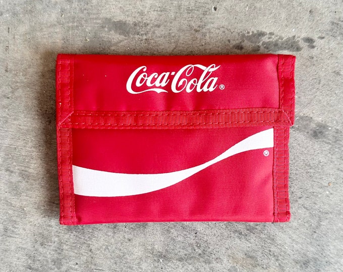 Vintage 1987 Coca Cola Velcro Wallet - New Old Stock - Etsy
