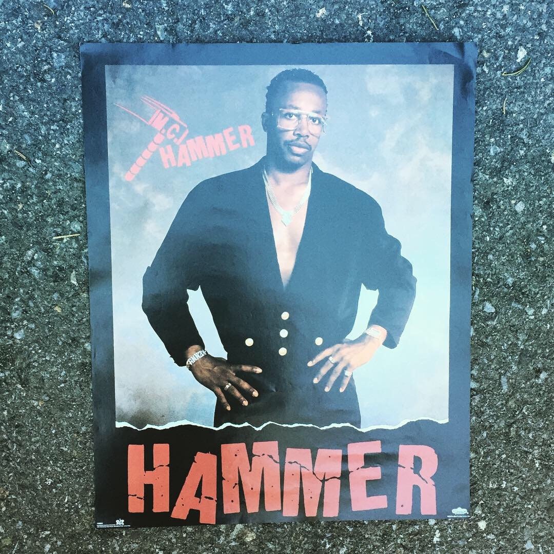 Vintage 1990 MC Hammer Poster 16x20 - Etsy