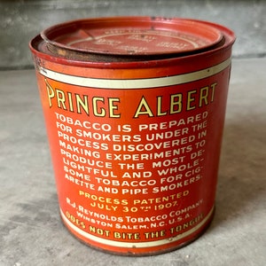 Vintage Prince Albert Tobacco Tin - Etsy