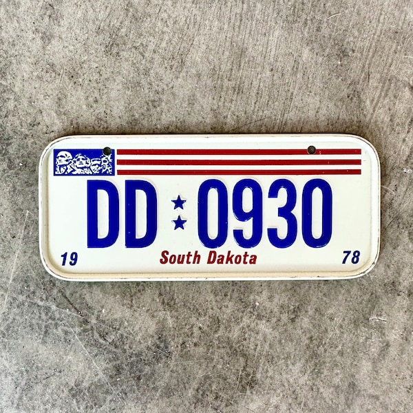 South Dakota Bicycle License Plate - Etsy