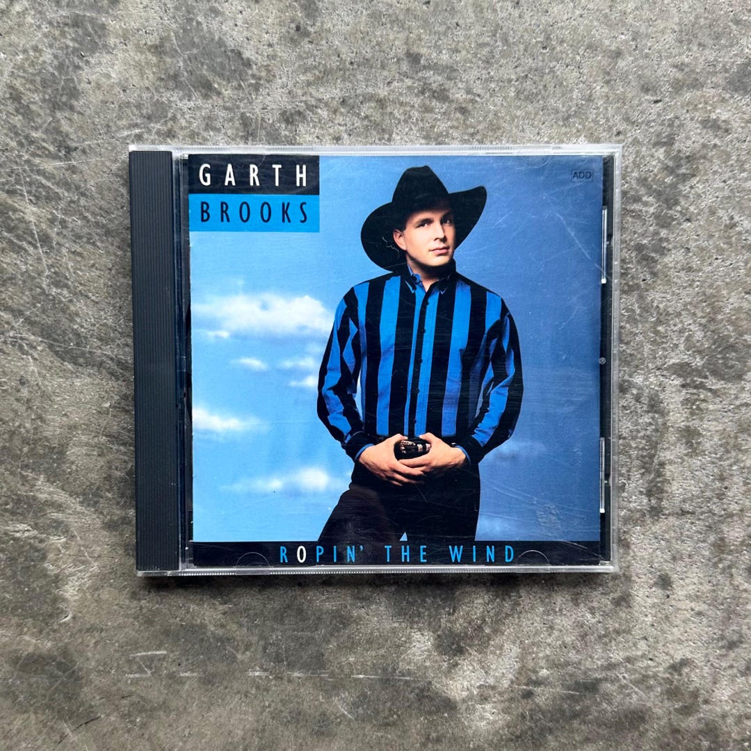 Garth Brooks CD - Ropin’ the Wind - 1991 - Etsy