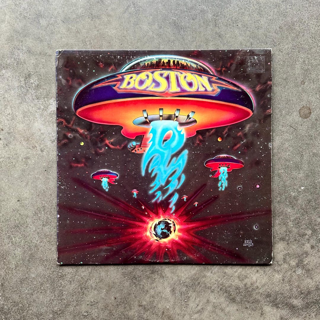 Boston Vinyl Record - Self Titled - 1976 - Etsy