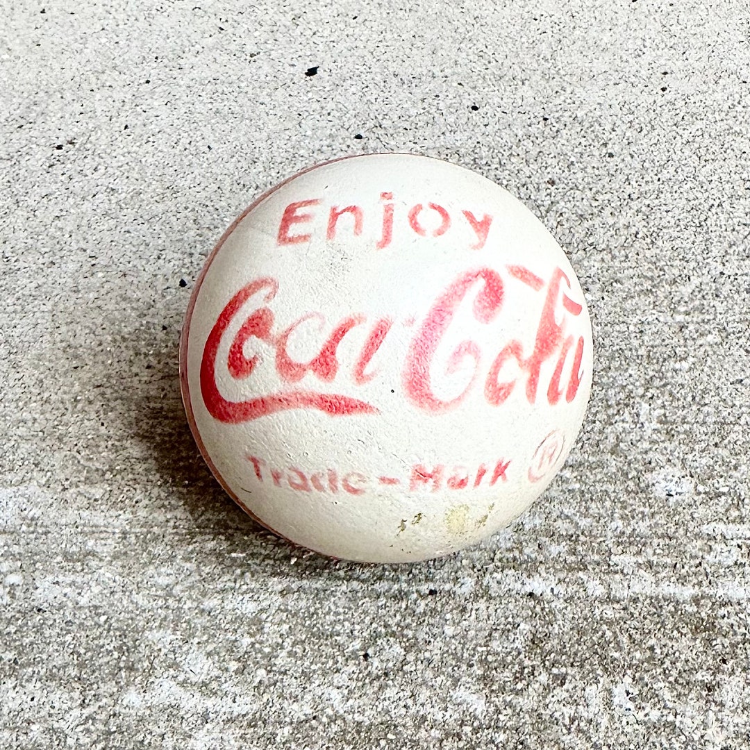 Vintage Soft Coca Cola Ball - Etsy