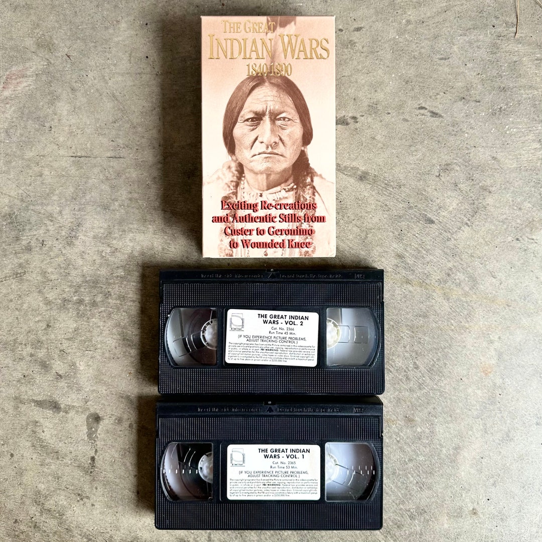 Vintage 1991 VHS - the Great Indian Wars - Etsy