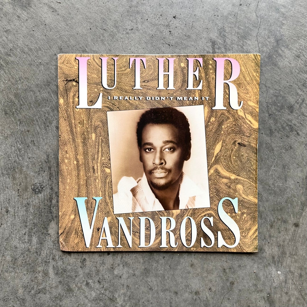 Luther Vandross Single Vinyl Record - I Really Didn’t Mean It - 1986 - Etsy