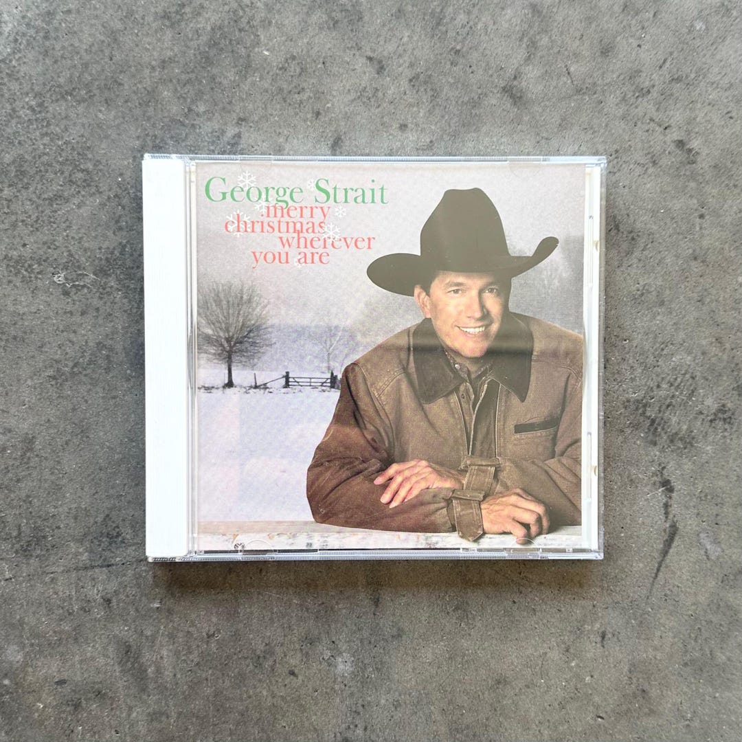 George Strait CD - Merry Christmas Wherever You Are - 1999 - Etsy