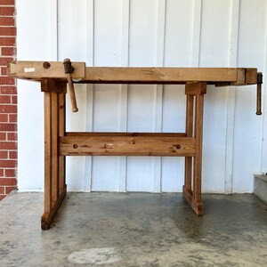 Vintage Antique Sjobergs Wooden Workbench Sweden - Etsy