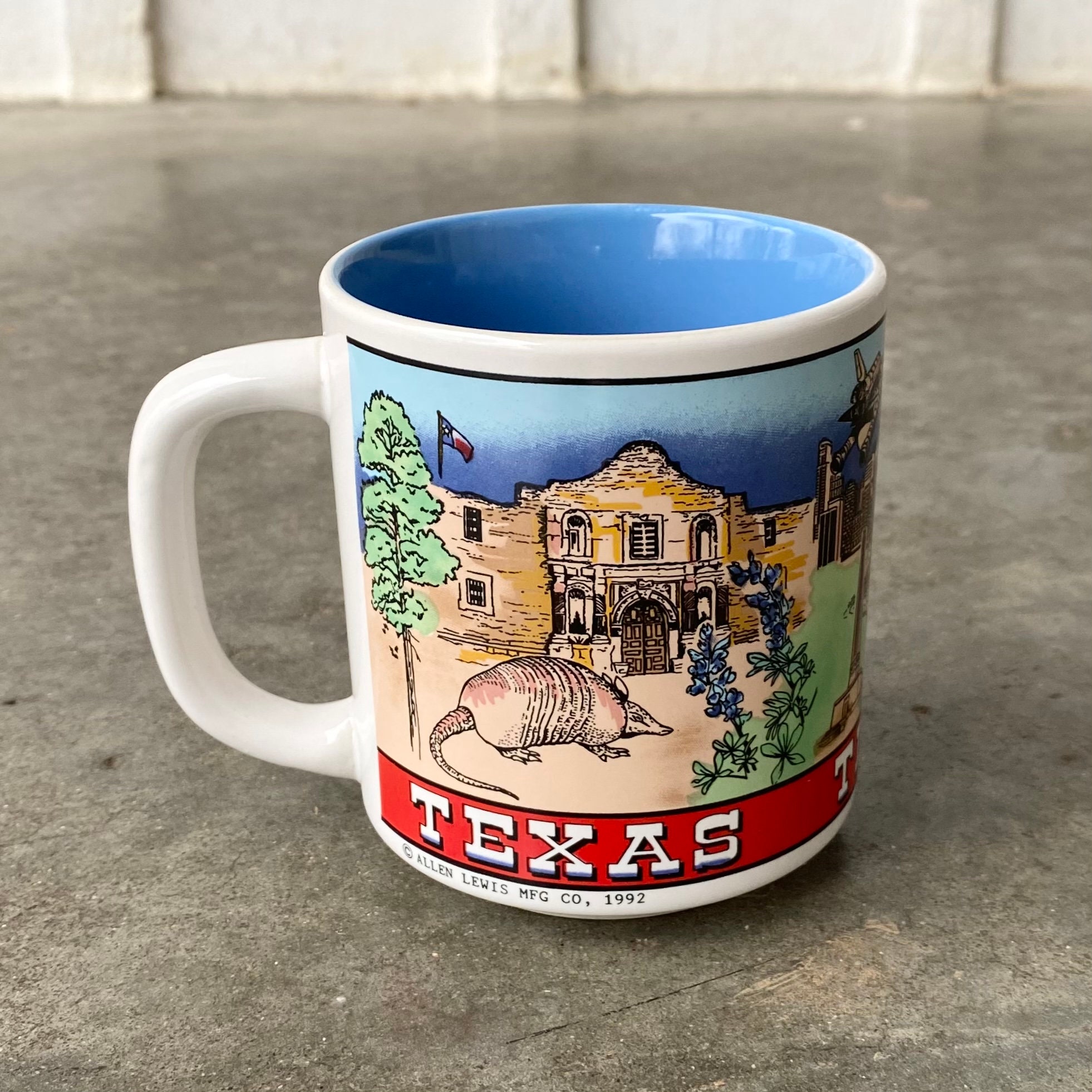 Vintage 1992 Texas Ceramic Coffee Mug | Etsy