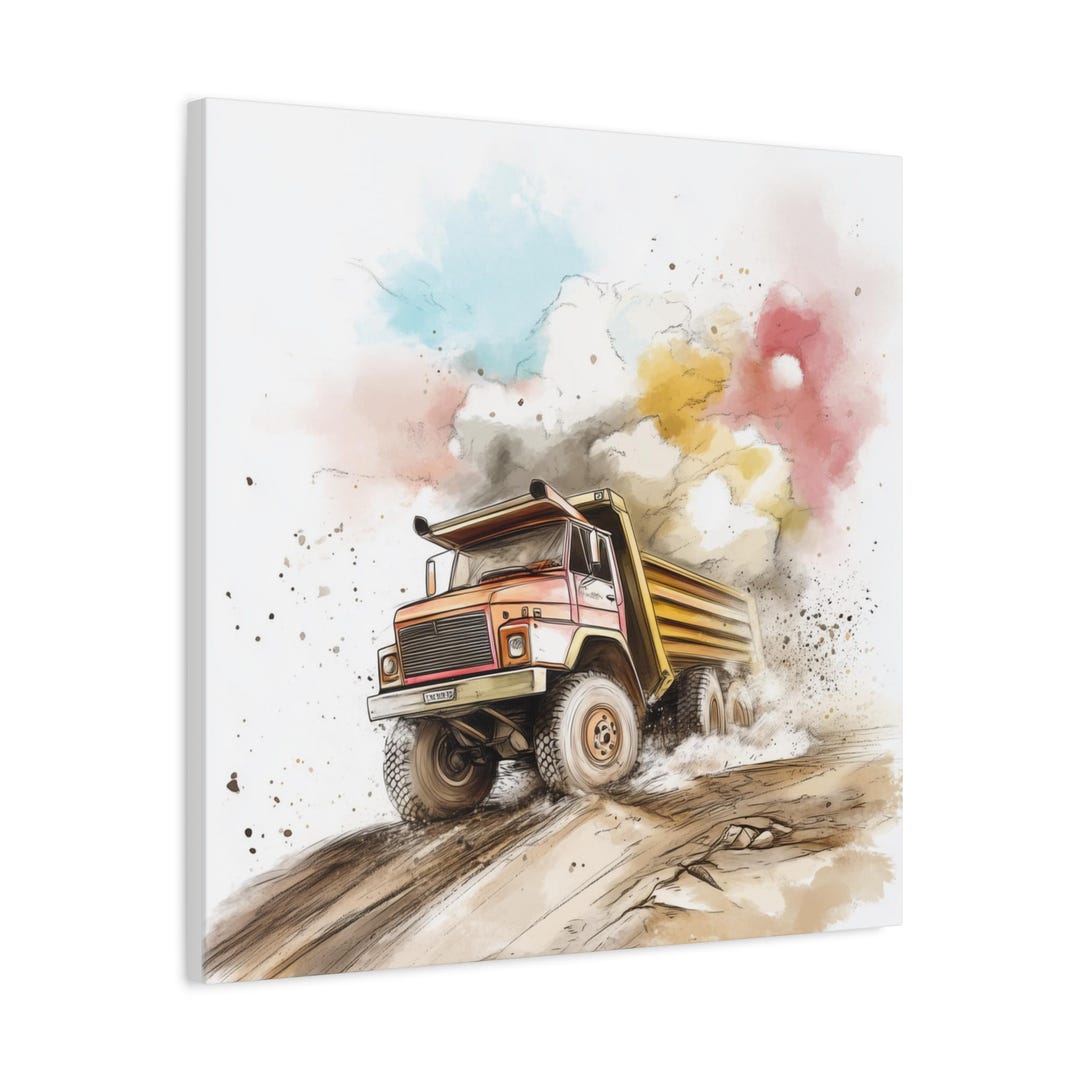 Watercolor Tipper, Tipper Nursery Canvas, Tipper Art, Tipper Nursery ...