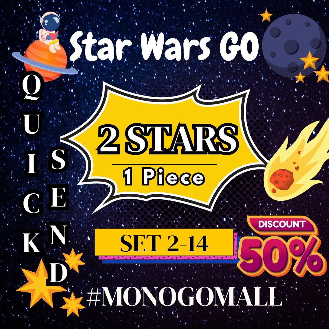 Mono Go 2-star Sticker L SET 2-14 L 1 PIECE L Fast Delivery - Etsy