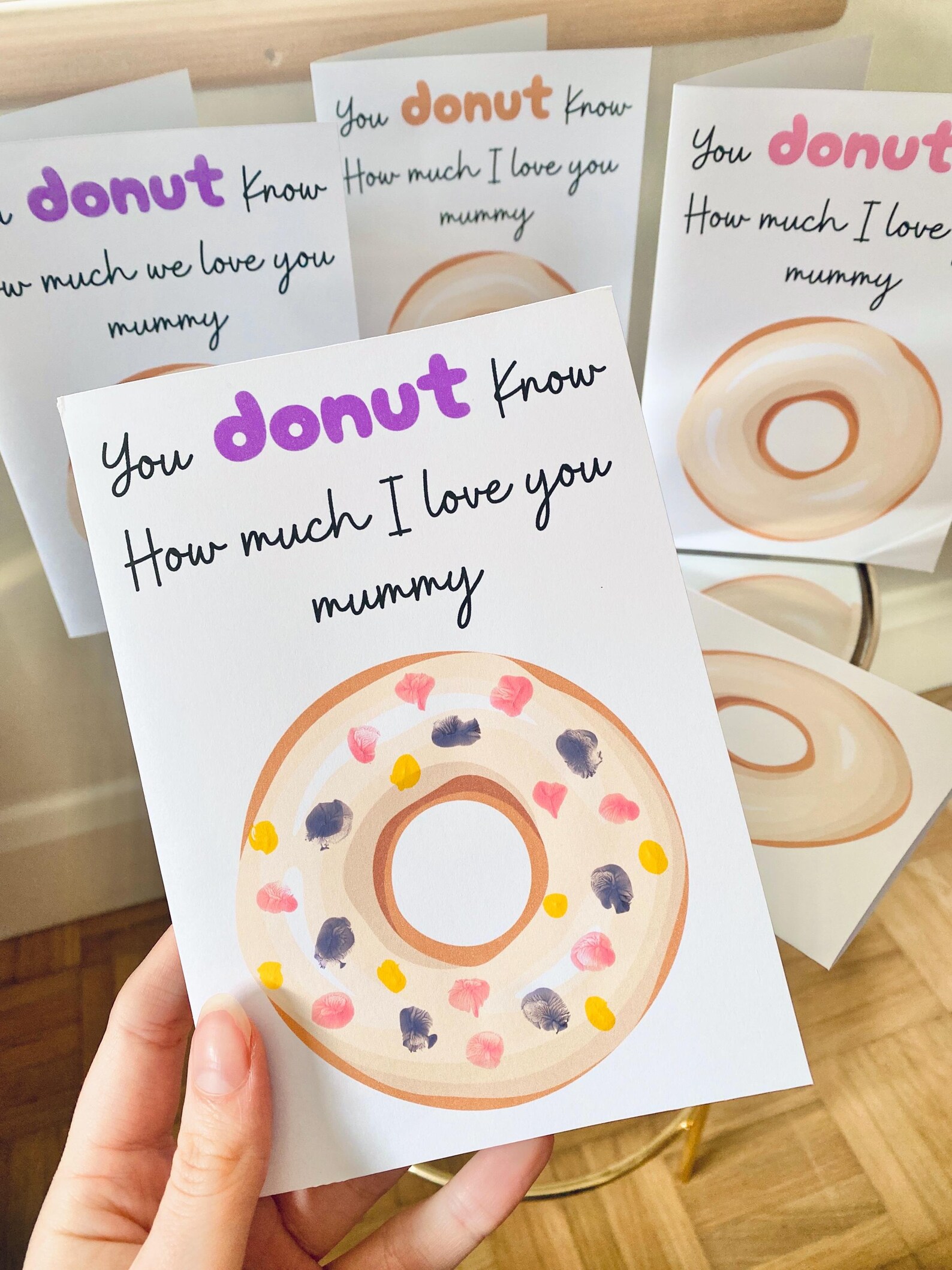You Donut Know How Much I Love You Card | Mummy/mommy Birthday Card ...