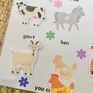 Farm Animal Matching Activity Printable | Toddler & Preschool Learning ...