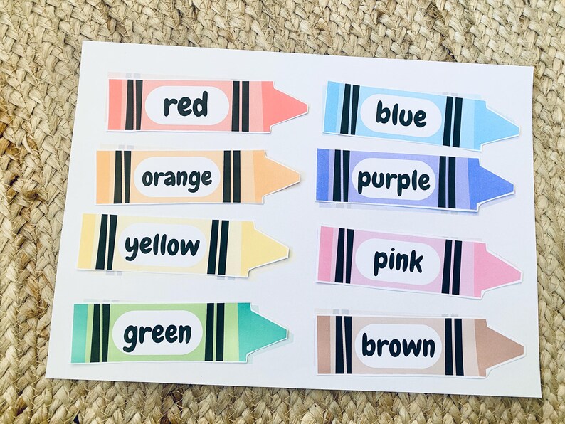 Color Matching | Learning Colors | Printable Toddler Learning |color ...