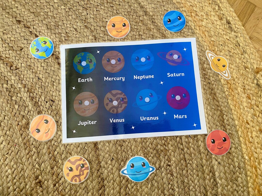 Match the Planets | Toddler Learning Printables |space Learning | Solar ...