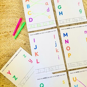 Alphabet Learning, Toddler Learning, Matching Activities, Match the ...