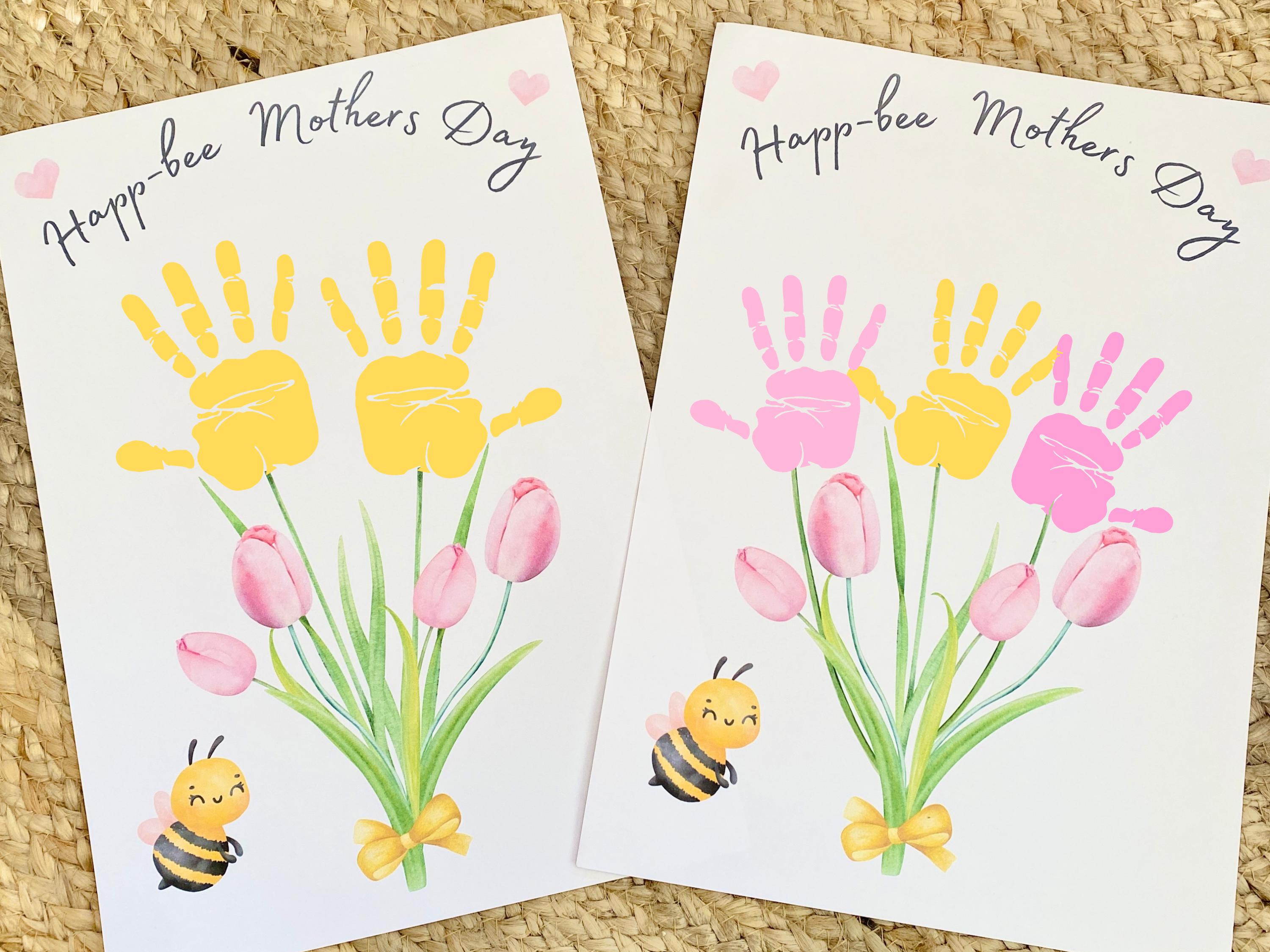 Mother’s Day Craft Hand Print, Toddler Mothers Day Gift, Mothers Day ...