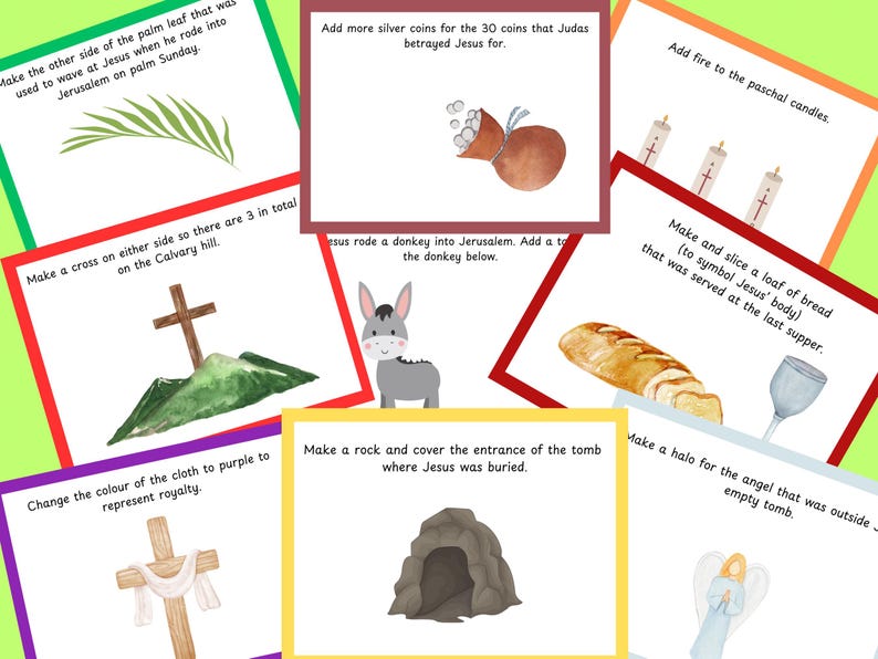 Easter Printables,playdough Mats, Church Sunday School Activity, Holy ...