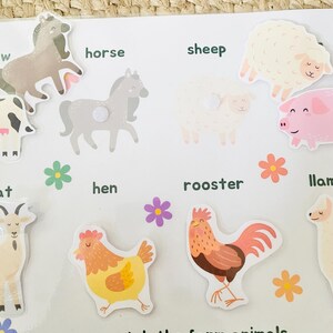 Farm Animal Matching Activity Printable | Toddler & Preschool Learning ...