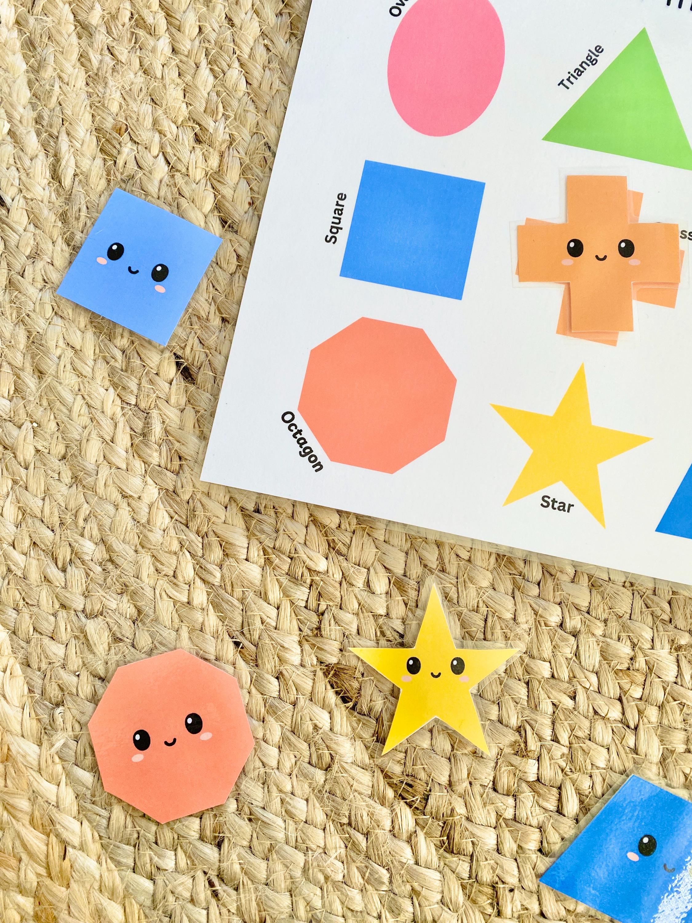 Shape Matching Activity, Toddlers Printable Shape Matching, Preschool ...