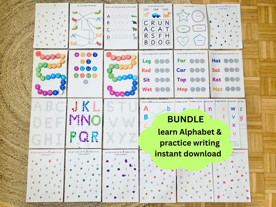 Alphabet Learning, Practice Writing, Line Tracing, Tracing Alphabet ...