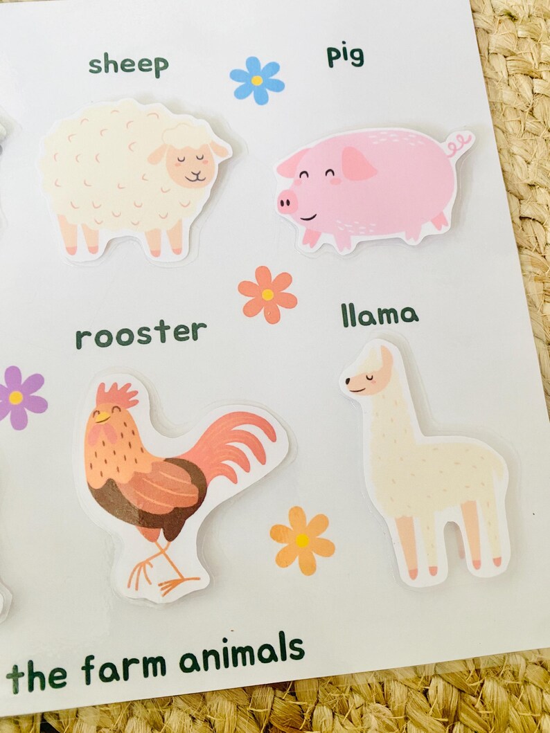 Farm Animal Matching Activity Printable | Toddler & Preschool Learning ...