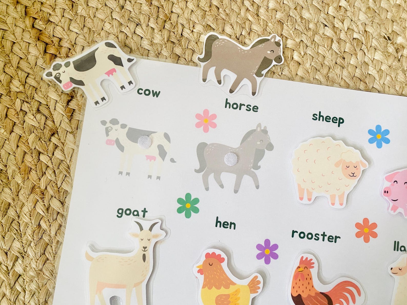 Farm Animal Matching Activity Printable | Toddler & Preschool Learning ...