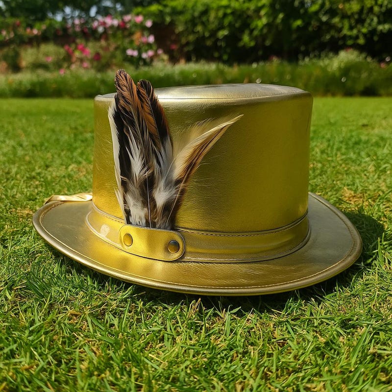 Gold Top Hat Women - Etsy UK