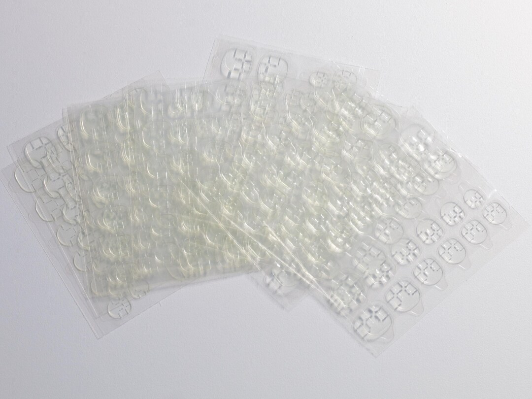 24 Adhesive Tab 1-10 Sheets | Press on Nail Glue Gel Stickers Strong ...