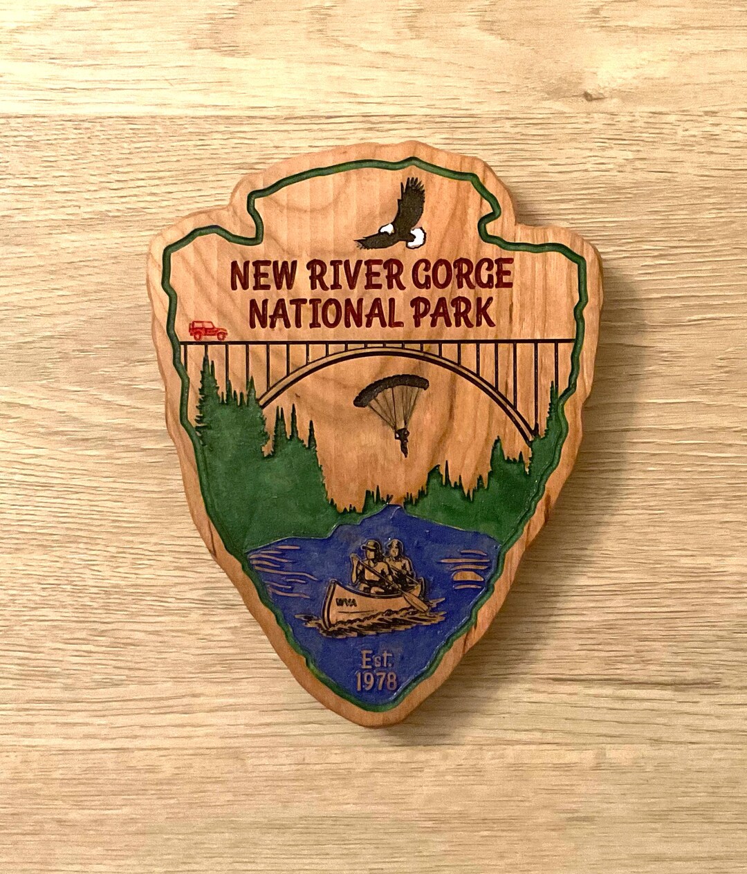 New River Gorge National Park Arrowhead Carving - Etsy