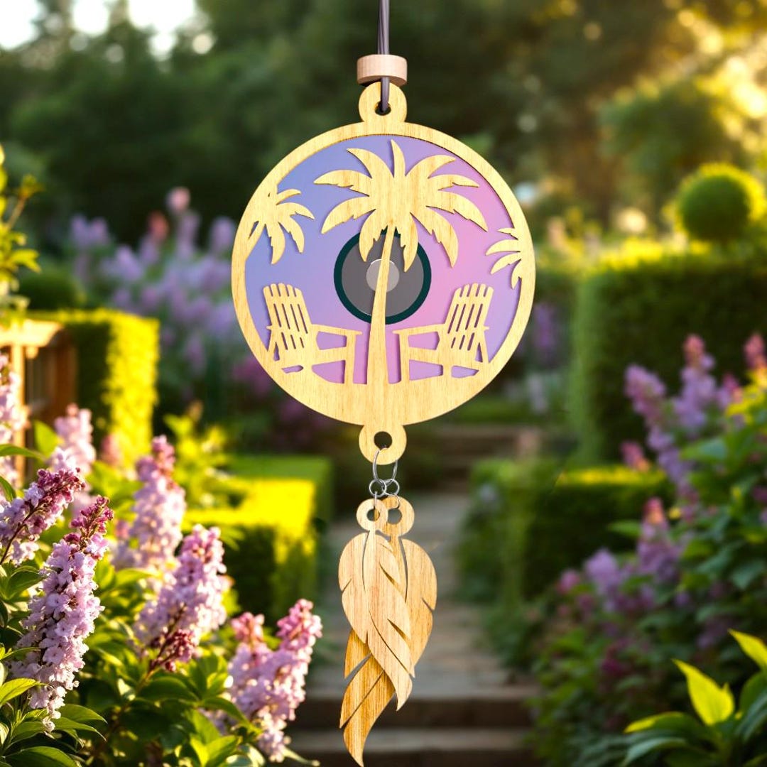 Ocean Suncatcher SVG Beach Suncatcher SVG for Glowforge Laser ...