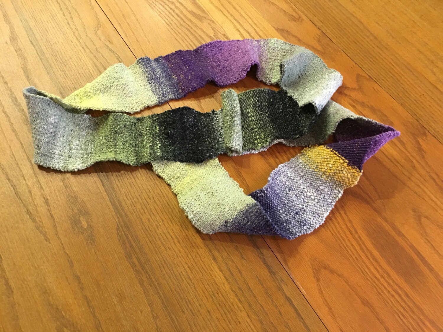 Multi-color Neck Wrap in Cotton Wool Nylon and Silk Blend. - Etsy