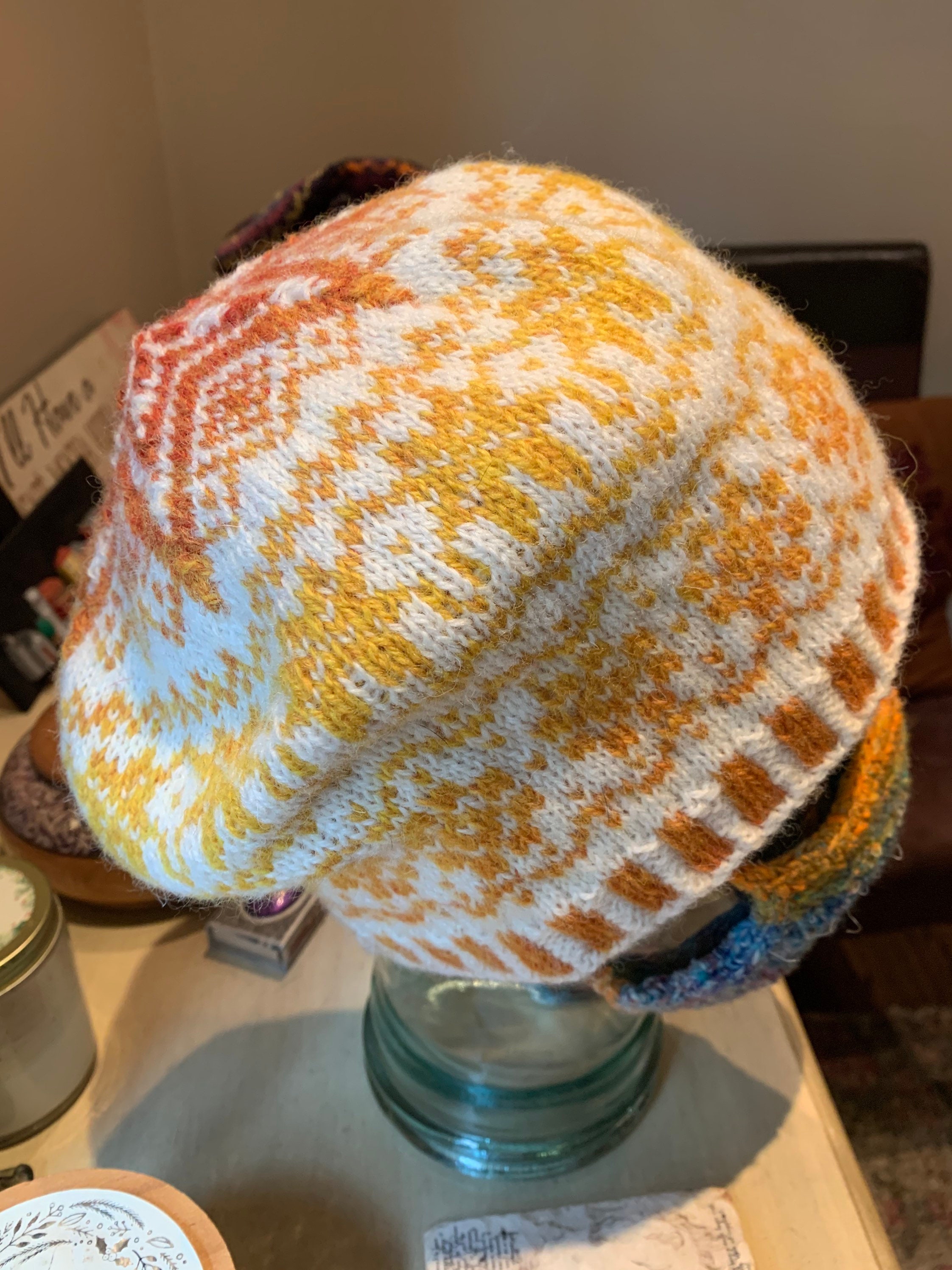 Hand Knit Wool Tam - Etsy