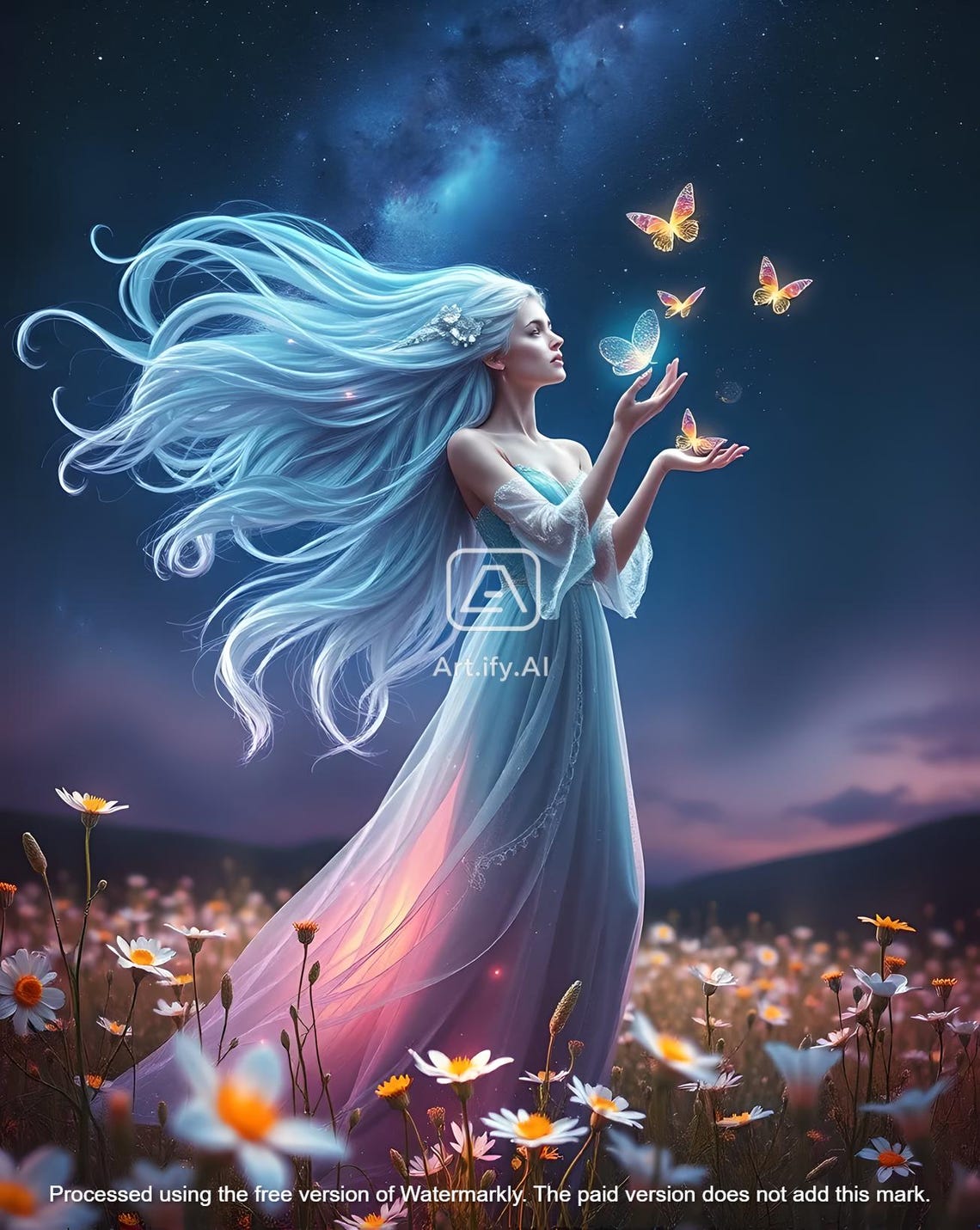PACK (4) Ethereal Angel Fantasy Art - Celestial Goddess Digital Print ...