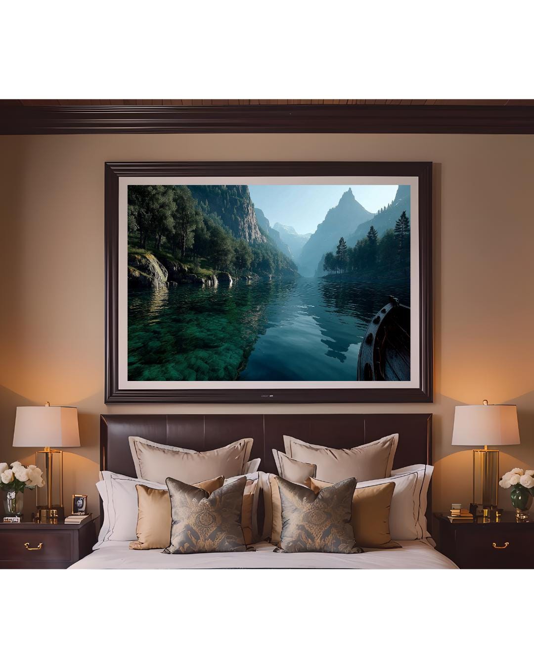Geirangerfjord Wall Art – Norway Fjord Landscape Print, Scenic Nordic ...