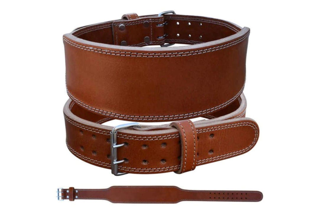 Handmade Leather Gym Belt, Custom Powerlifting Deadlift Belt - Etsy