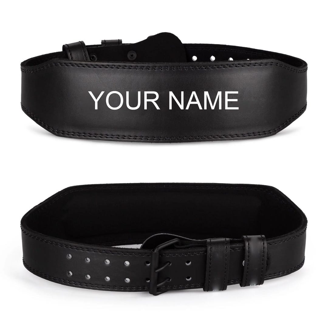 Custom Lift Belt, Handmade 4 Leather Gym Deadlift Belt, Powerlifting ...