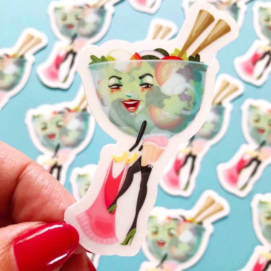 Salad Dressing, 2.75" Vinyl Sticker - Etsy
