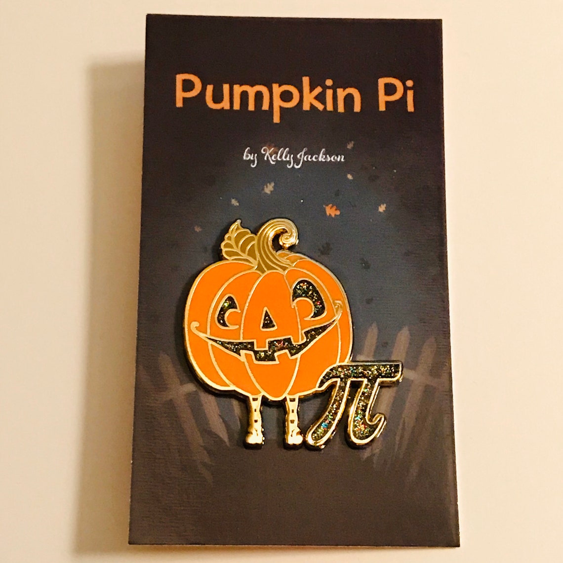 Pumpkin Pi Hard Enamel Pin | Etsy