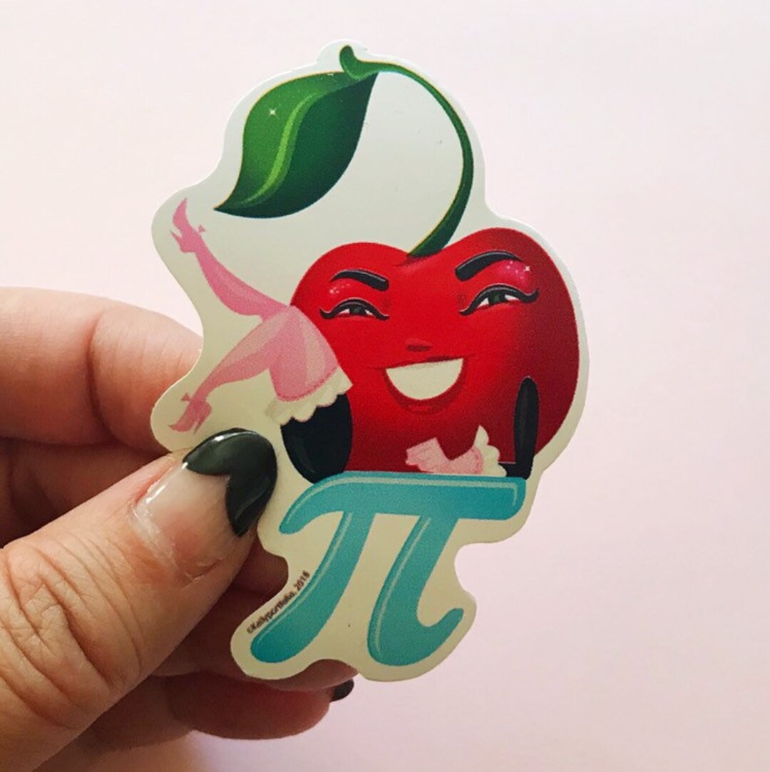 Cherry Pi Vinyl Sticker! - Etsy