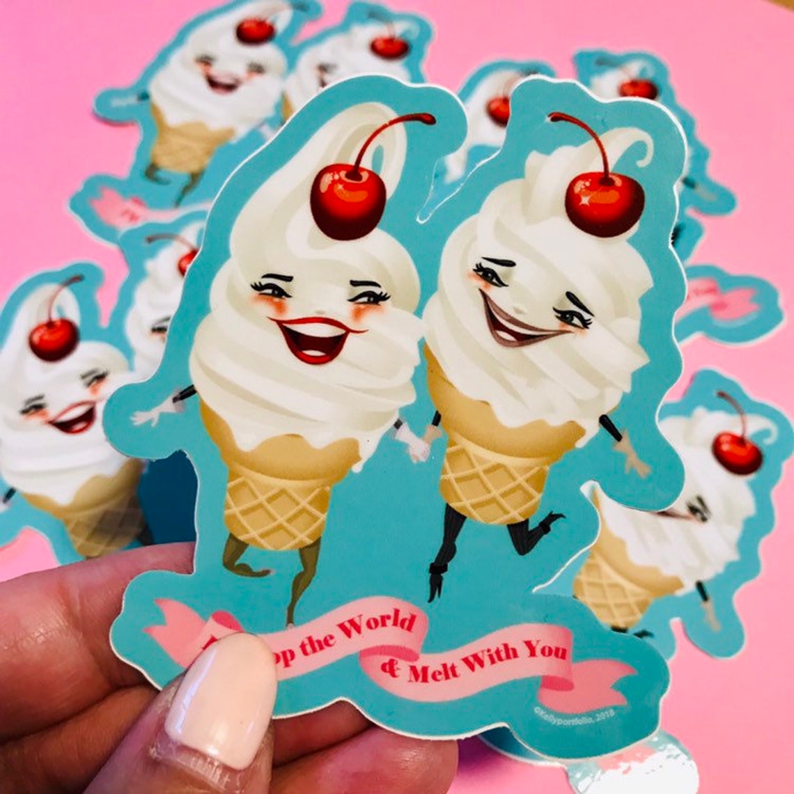Melt With You Vinyl Sticker - Etsy